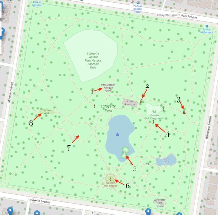A Random Walk Through The Lafayette Park Map - Lafayette Square